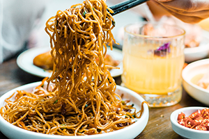 Darling Square on a plate